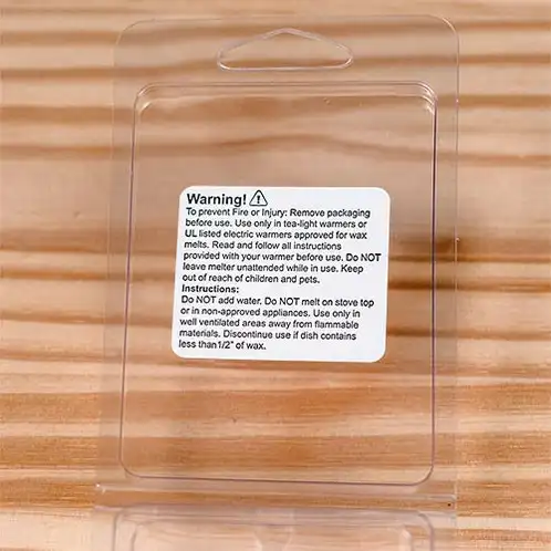 Wax Melt Warning Labels CandleScience