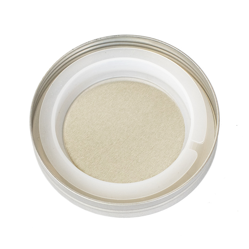 Silver Faux Thread Metal Lid - CandleScience