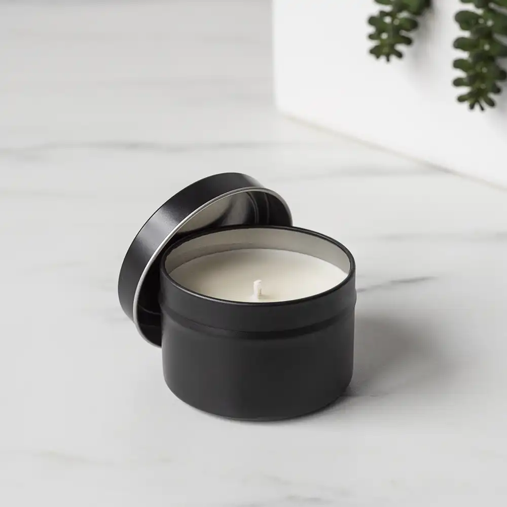 Black candle tins wholesale store